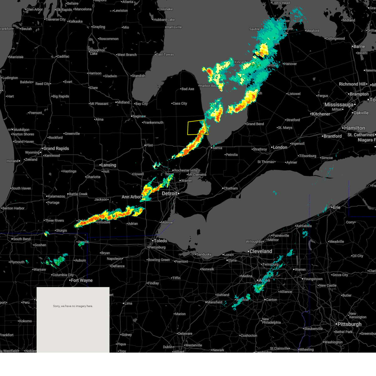 Interactive Hail Maps - Hail Map for Melvin, MI