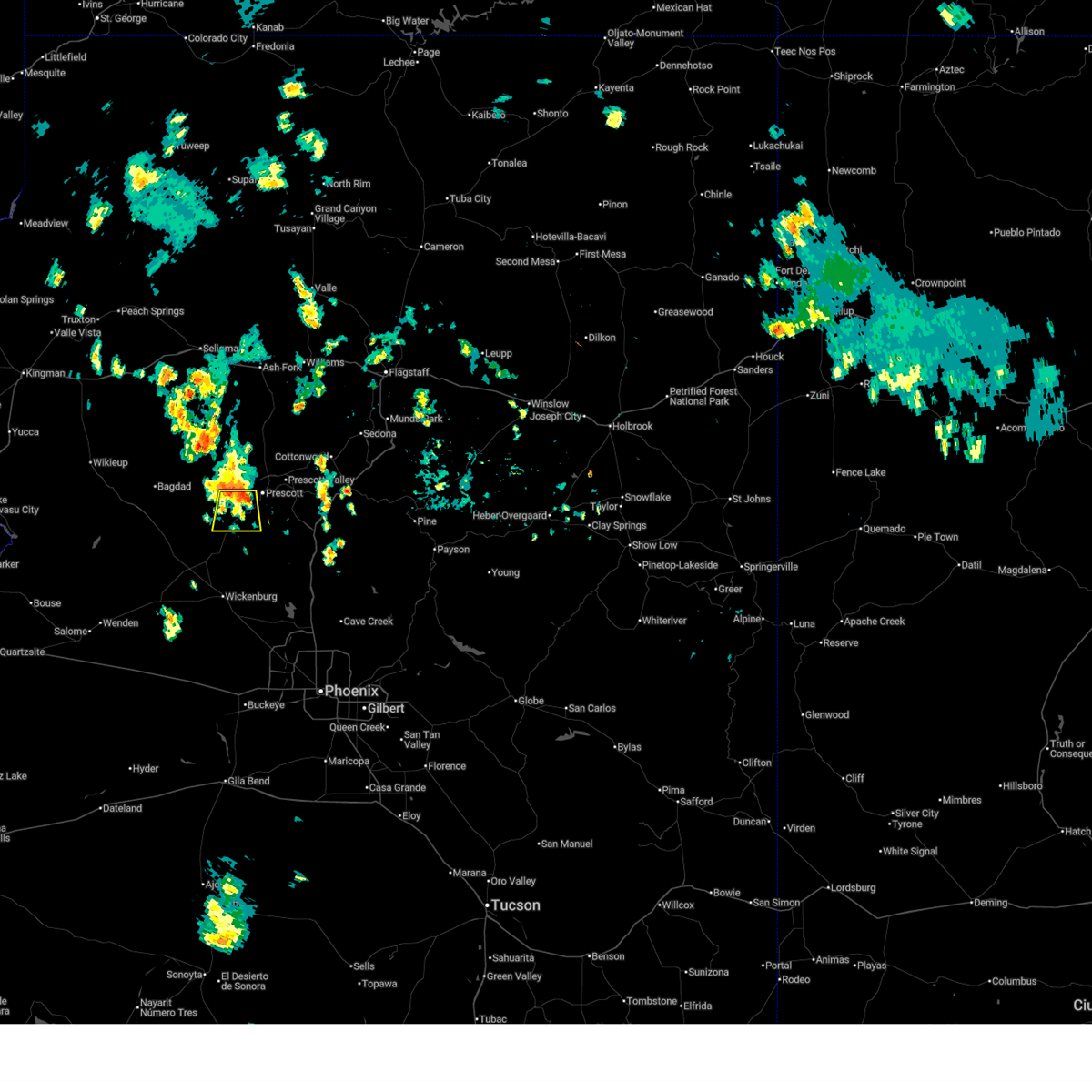 Interactive Hail Maps - Hail Map for Prescott, AZ