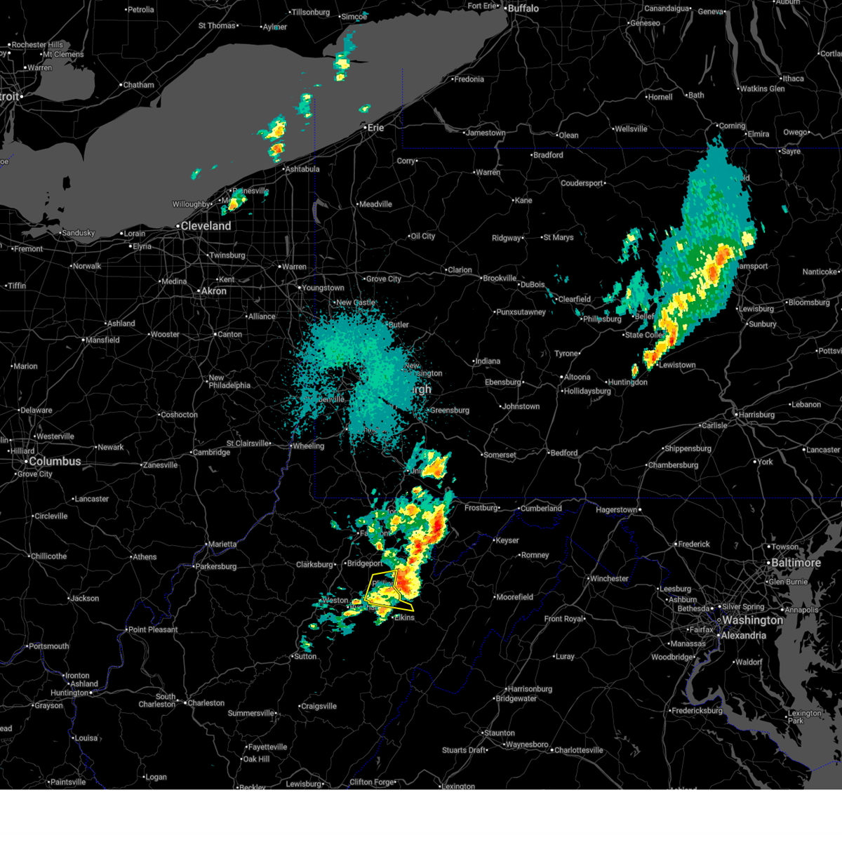 Interactive Hail Maps - Hail Map for Philippi, WV