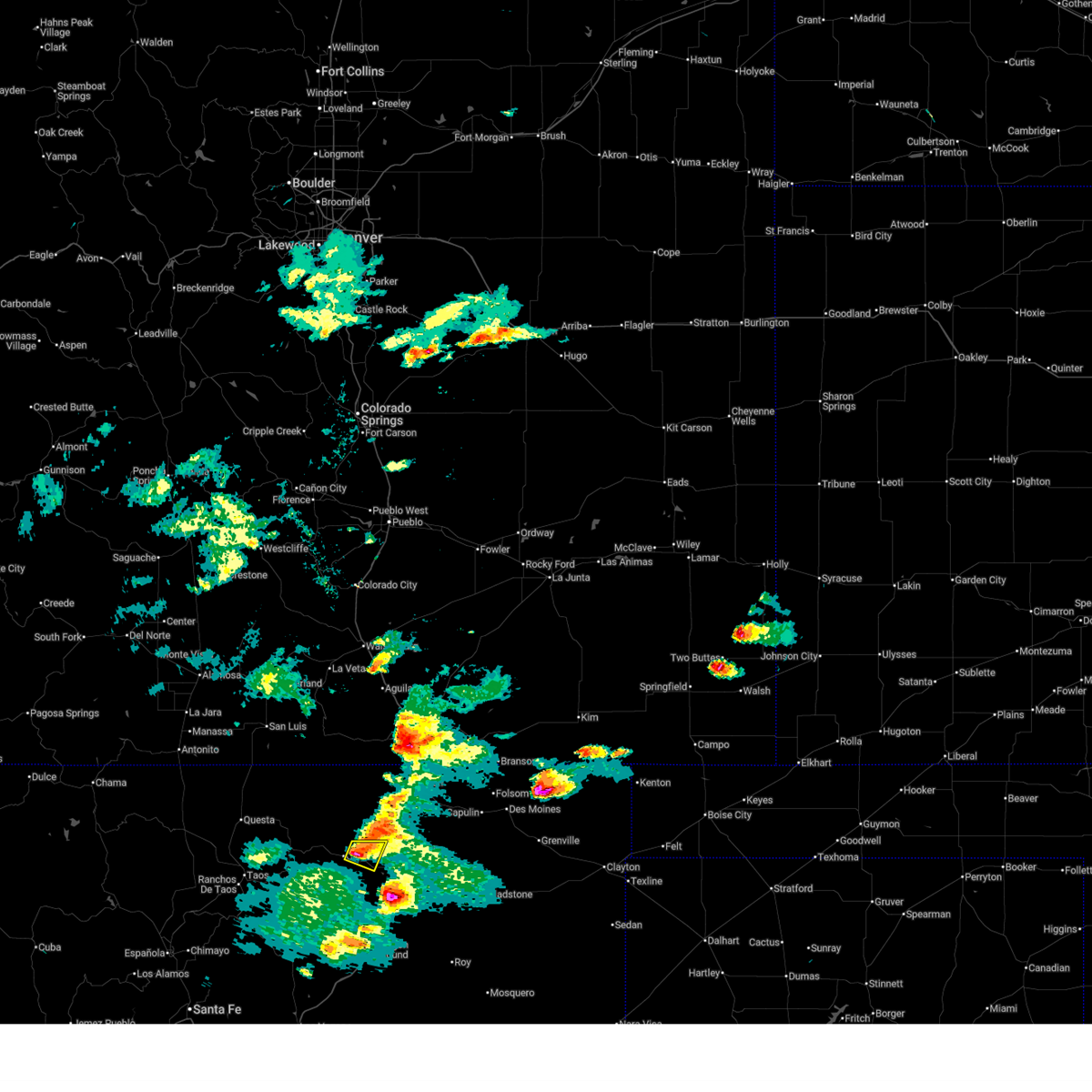 Interactive Hail Maps - Hail Map for Cimarron, NM