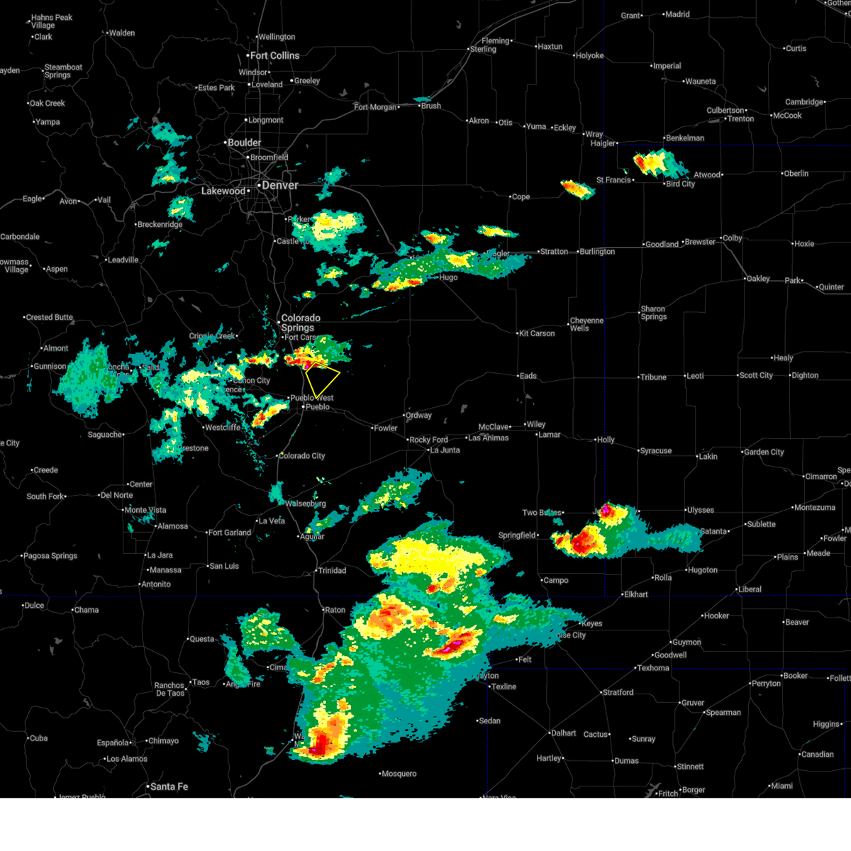 Interactive Hail Maps - Hail Map for Pueblo, CO