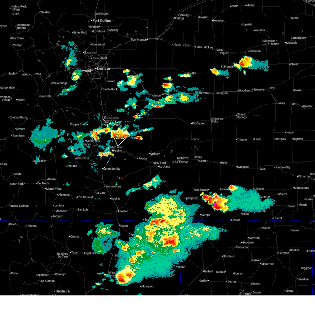 Interactive Hail Maps - Hail Map for Pueblo, CO
