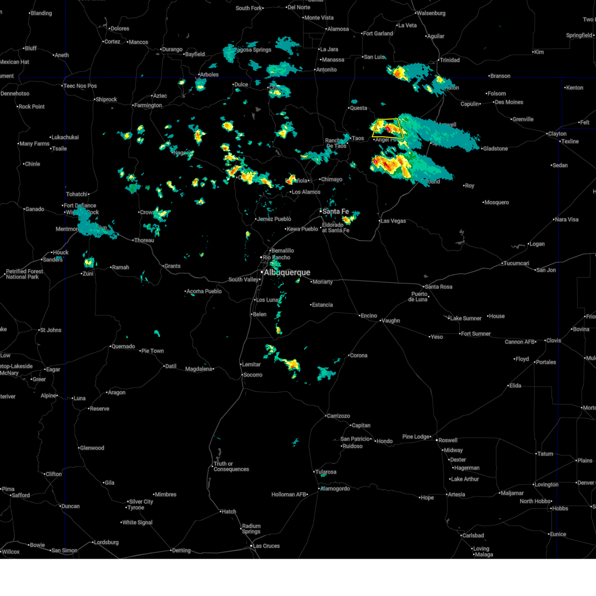 Interactive Hail Maps - Hail Map for Eagle Nest, NM