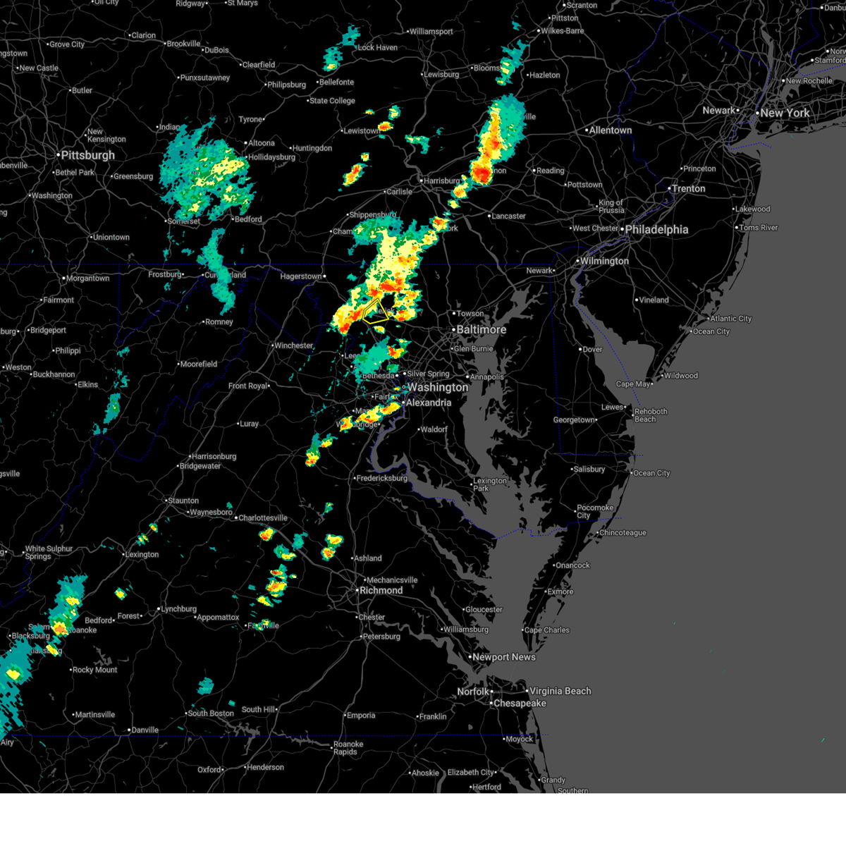 Interactive Hail Maps - Hail Map for Frederick, MD
