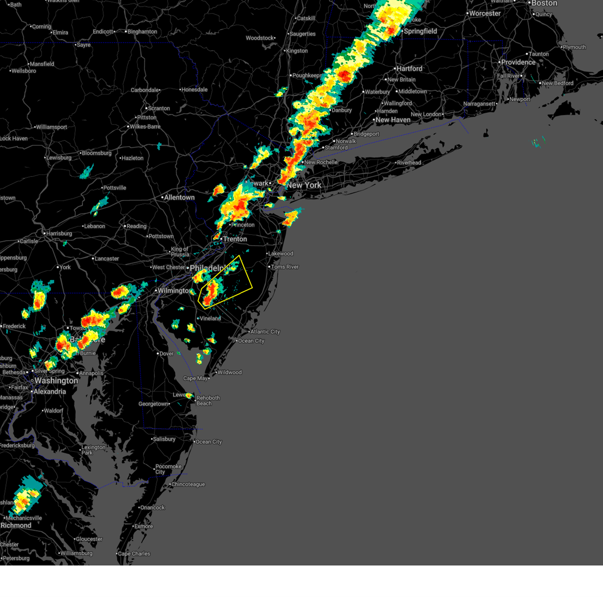Interactive Hail Maps - Hail Map for Williamstown, NJ