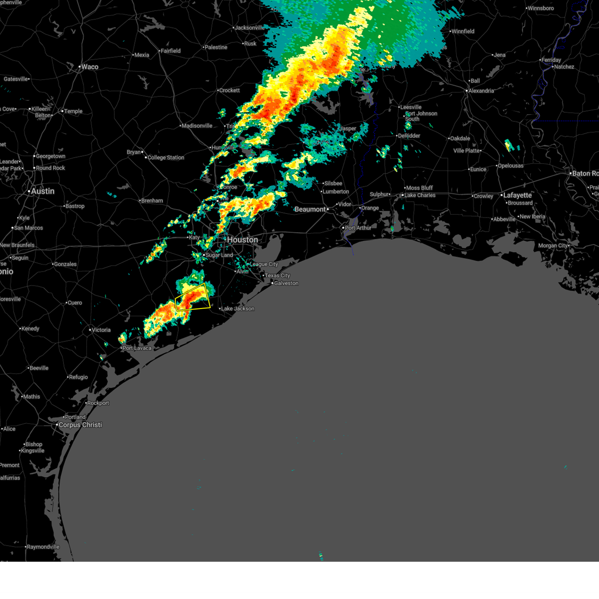 Interactive Hail Maps - Hail Map for Brazoria, TX