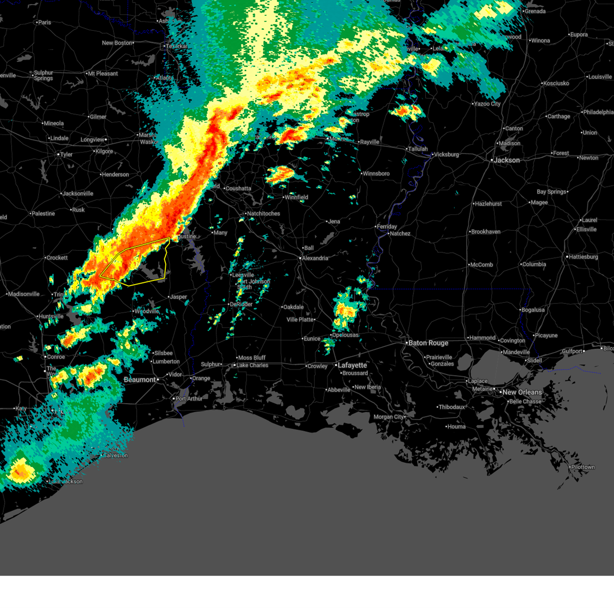 Interactive Hail Maps - Hail Map for Huntington, TX