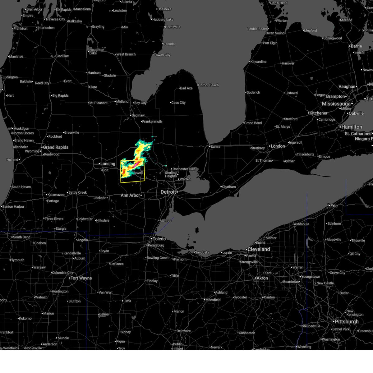 Interactive Hail Maps - Hail Map for Howell, MI