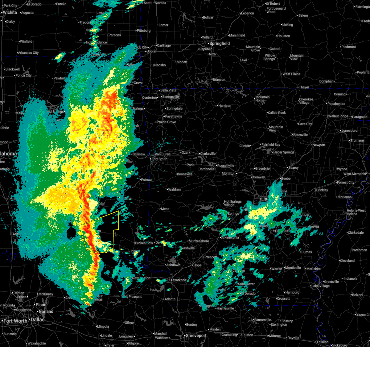 Interactive Hail Maps - Hail Map for Antlers, OK
