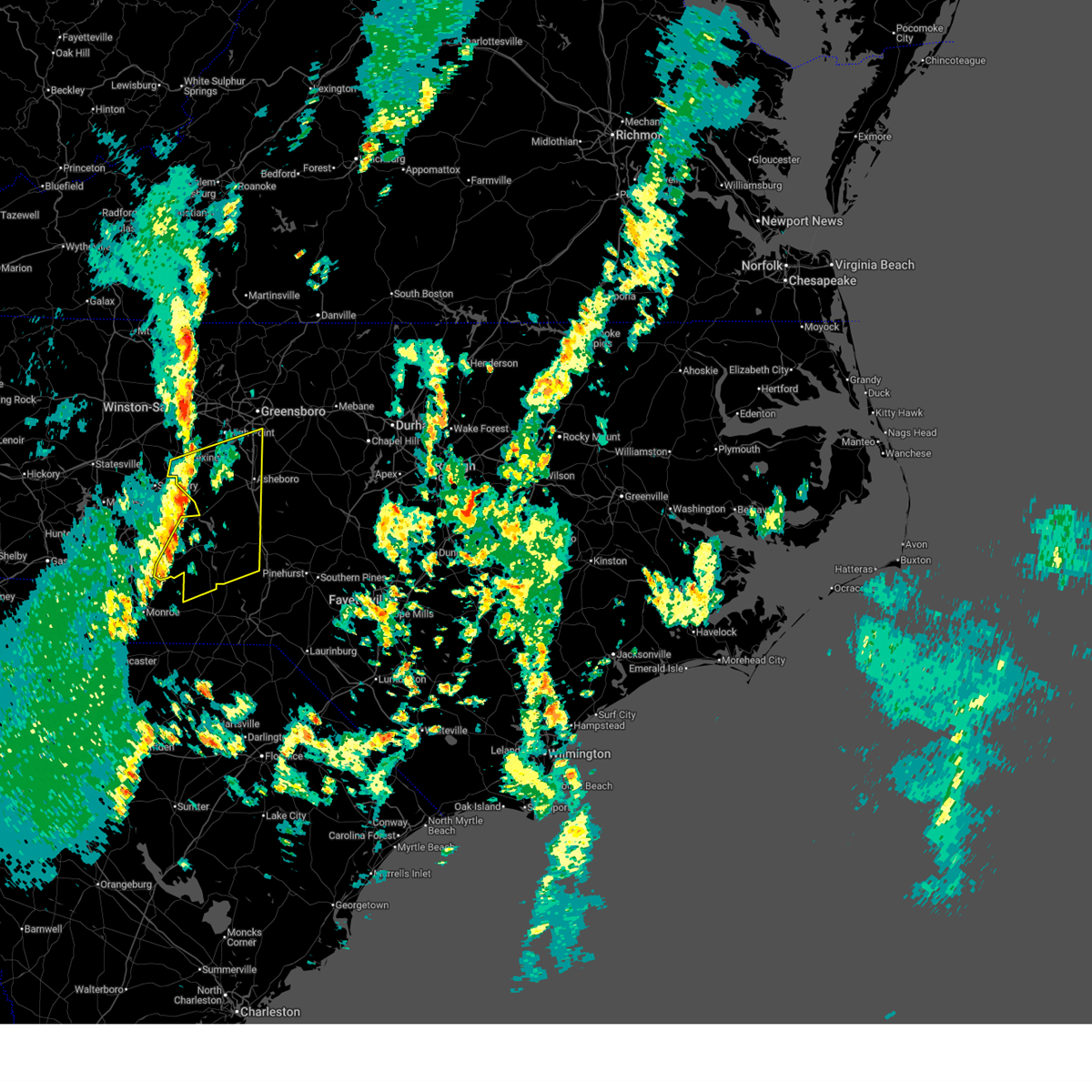 Interactive Hail Maps - Hail Map for New London, NC