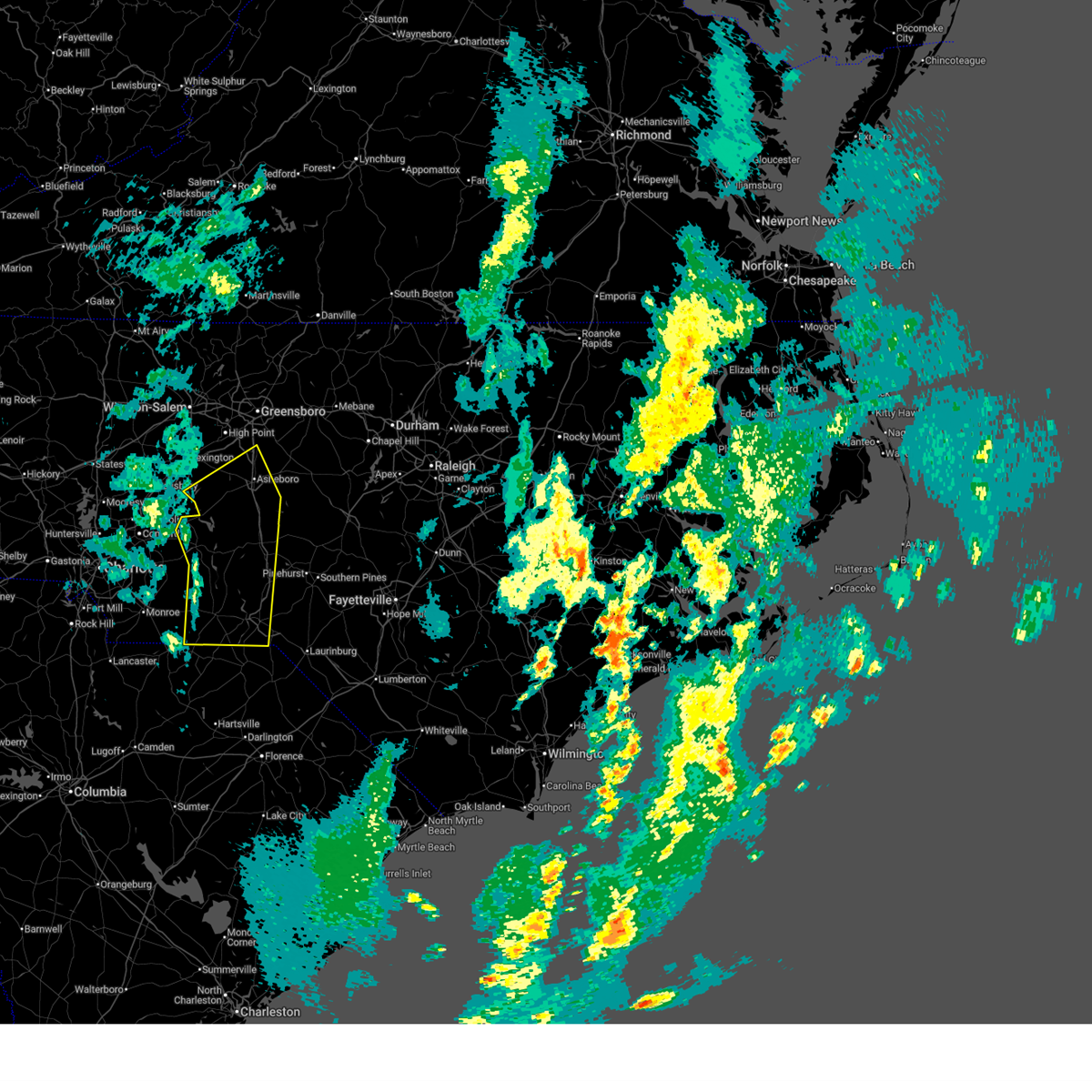 Interactive Hail Maps - Hail Map for New London, NC