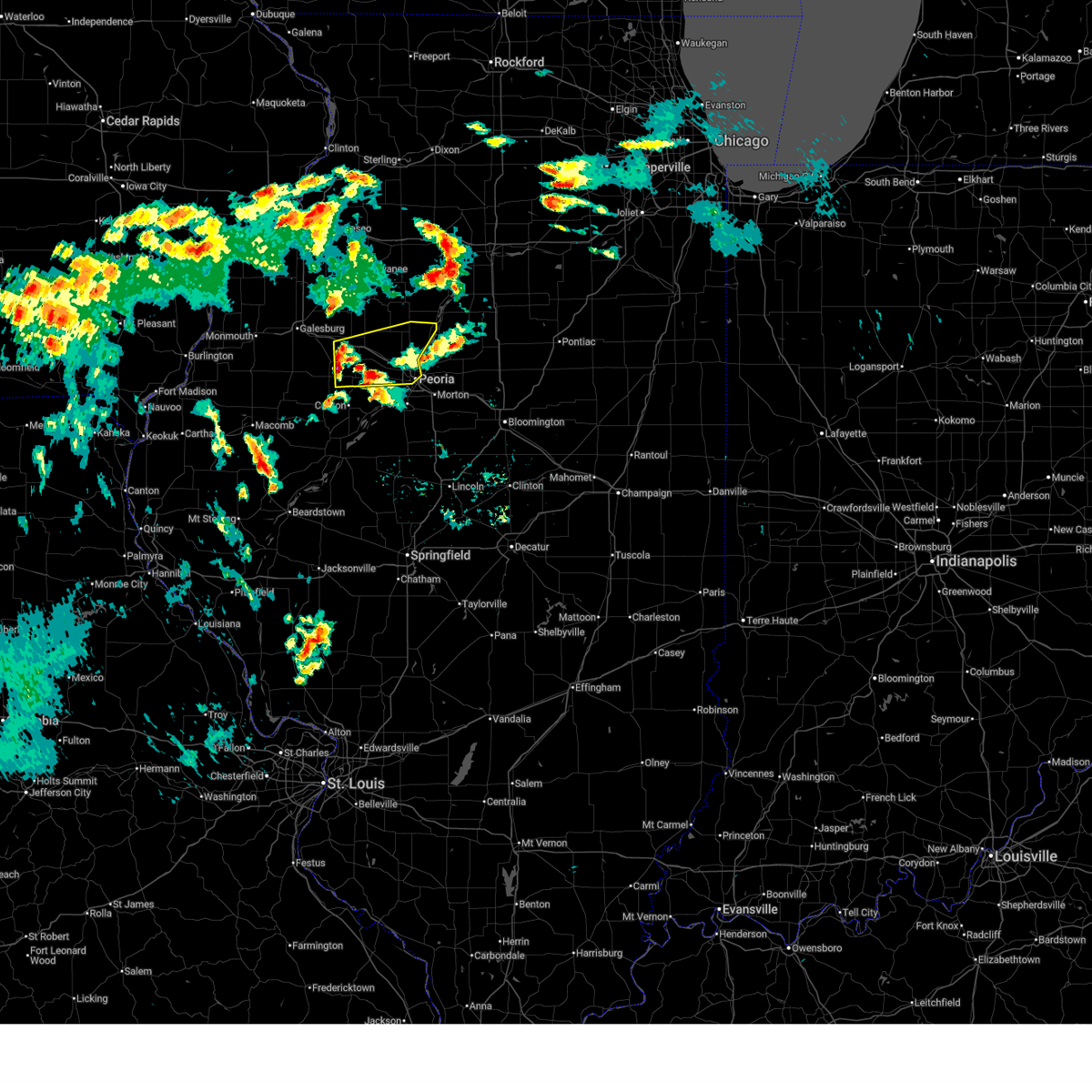Interactive Hail Maps - Hail Map for Dunlap, IL