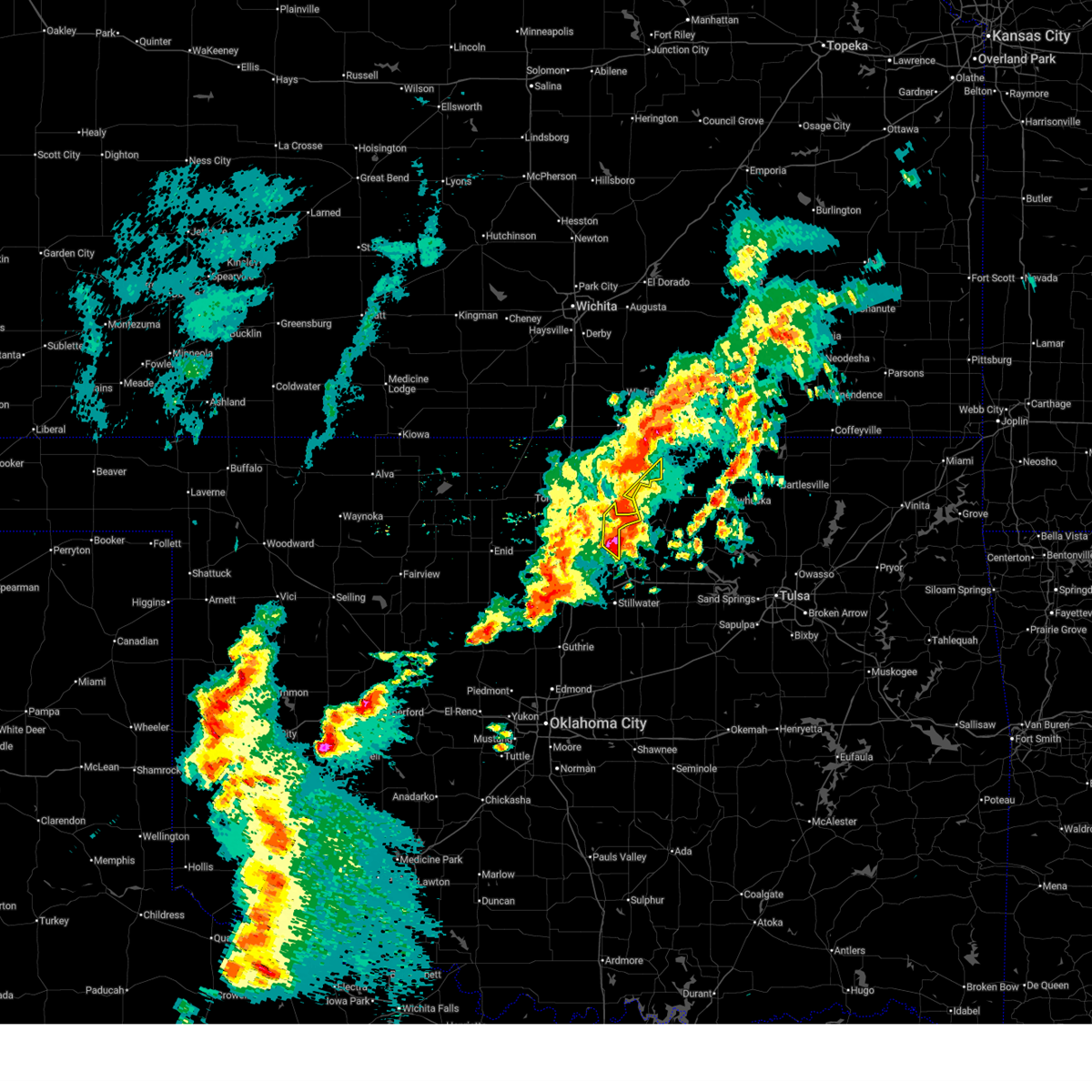 Interactive Hail Maps - Hail Map for Ponca City, OK