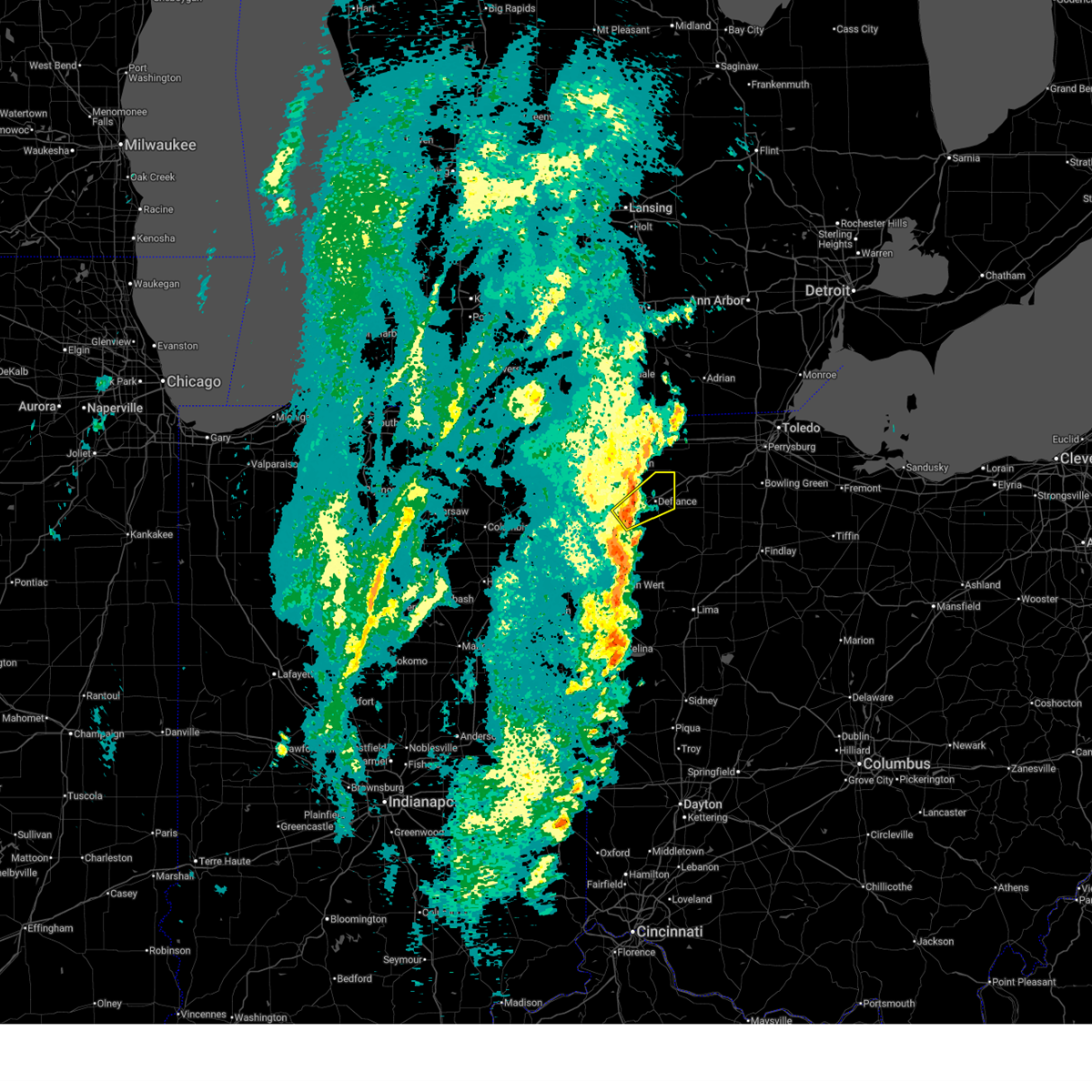 Interactive Hail Maps - Hail Map for Defiance, OH