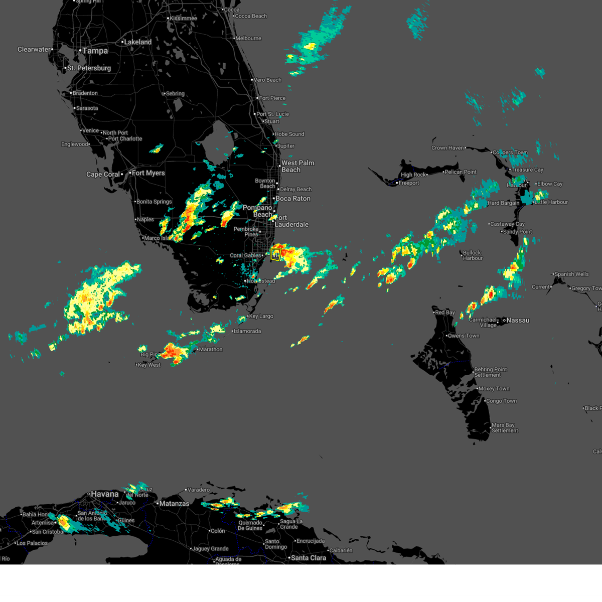 Interactive Hail Maps - Hail Map for Miami, FL