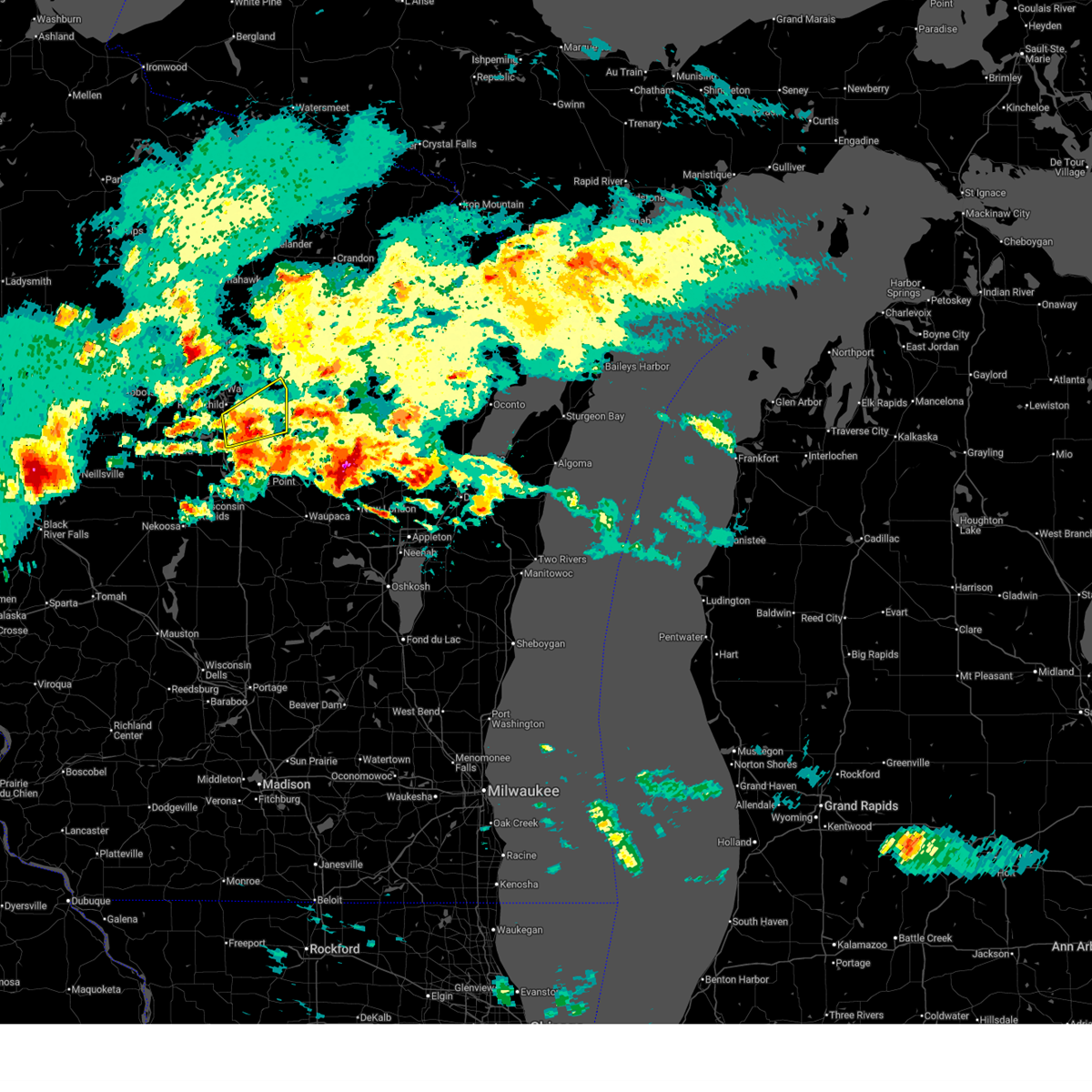 Interactive Hail Maps - Hail Map for Weston, WI