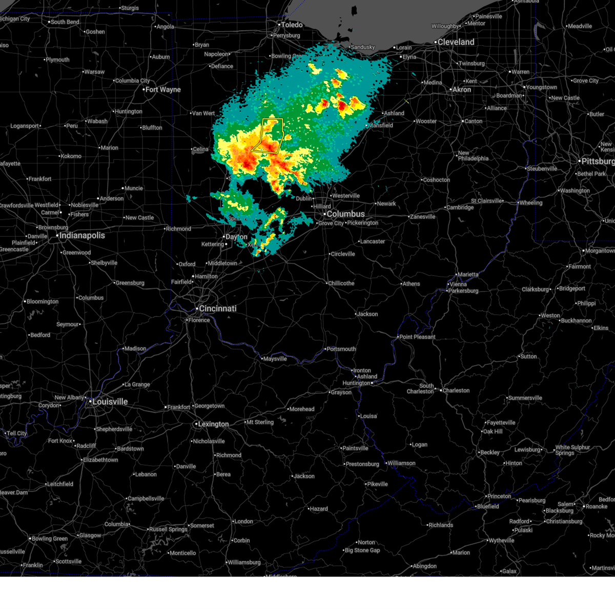 Interactive Hail Maps - Hail Map for Dola, OH