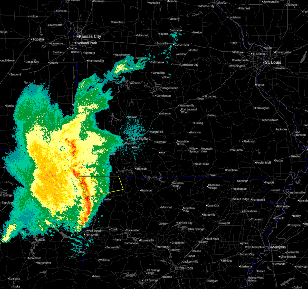 Interactive Hail Maps - Hail Map for Decatur, AR