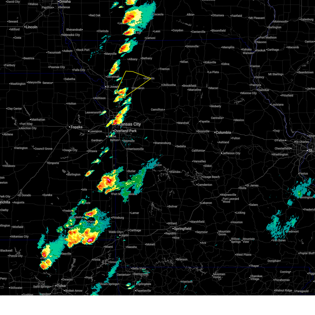 Interactive Hail Maps - Hail Map for Plattsburg, MO