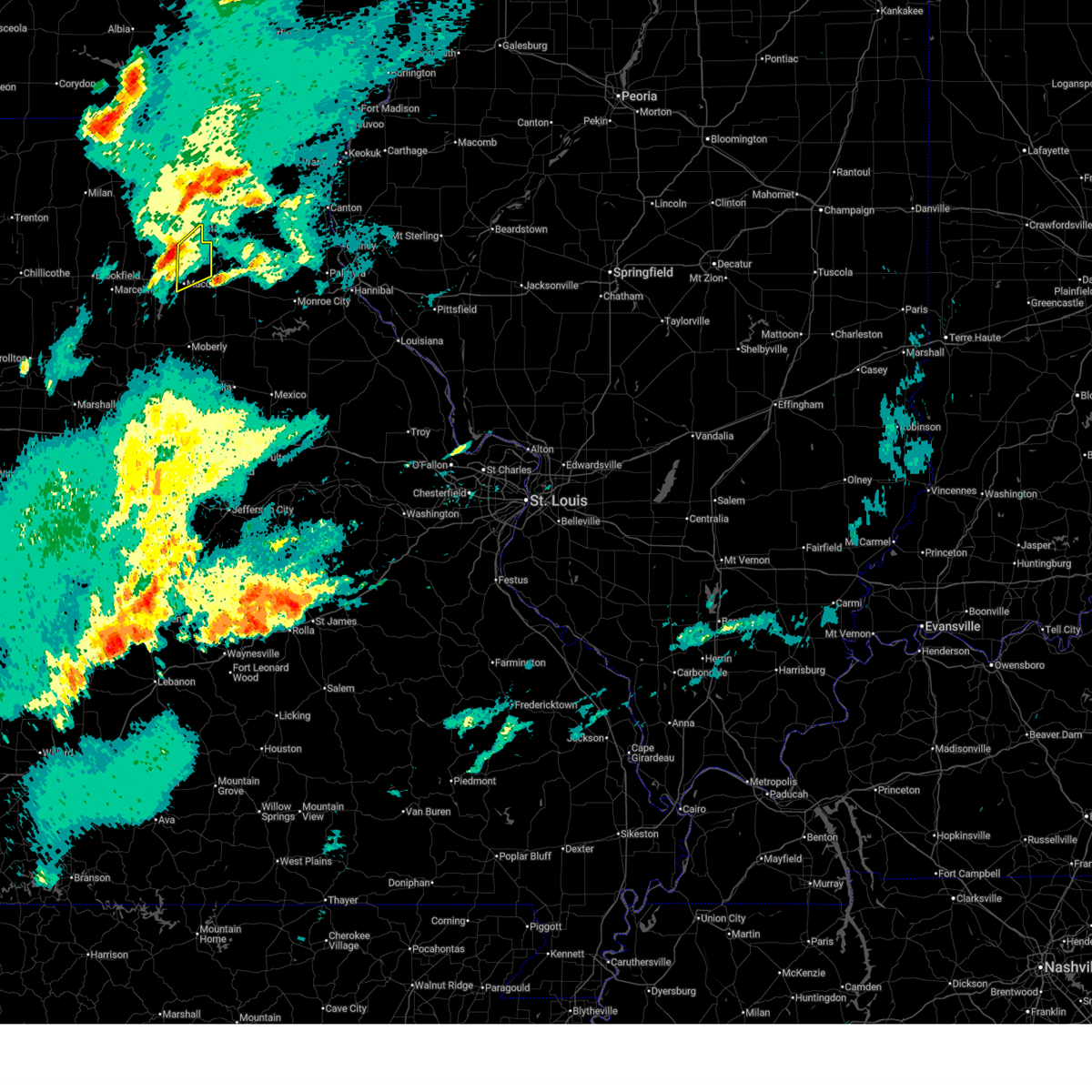 Interactive Hail Maps - Hail Map for Macon, MO