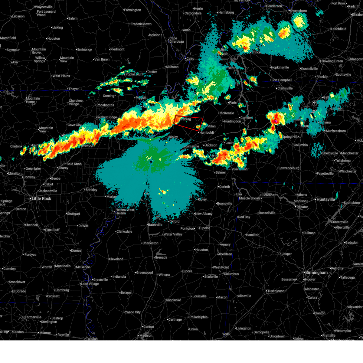 Interactive Hail Maps - Hail Map for Humboldt, TN