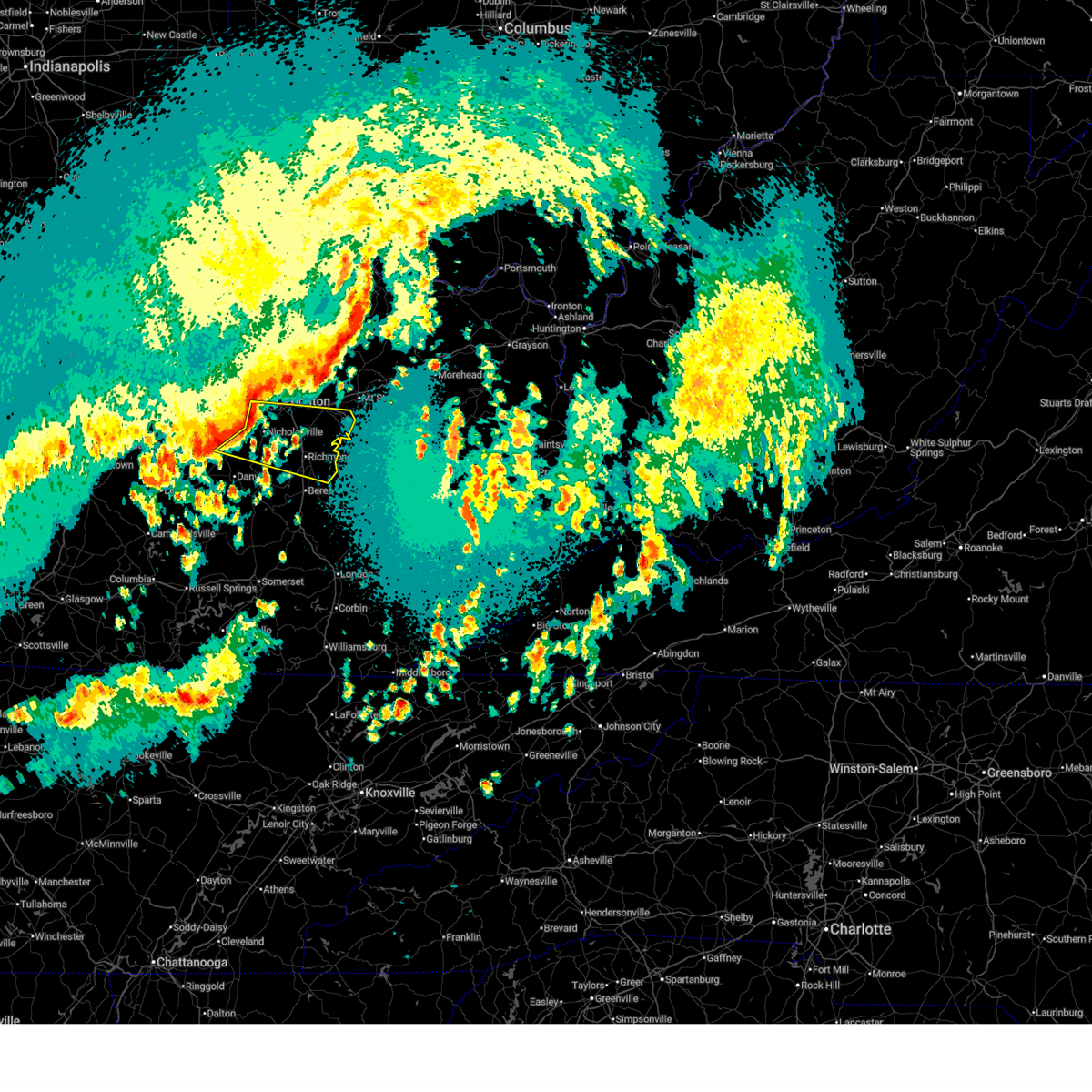Interactive Hail Maps - Hail Map for Harrodsburg, KY