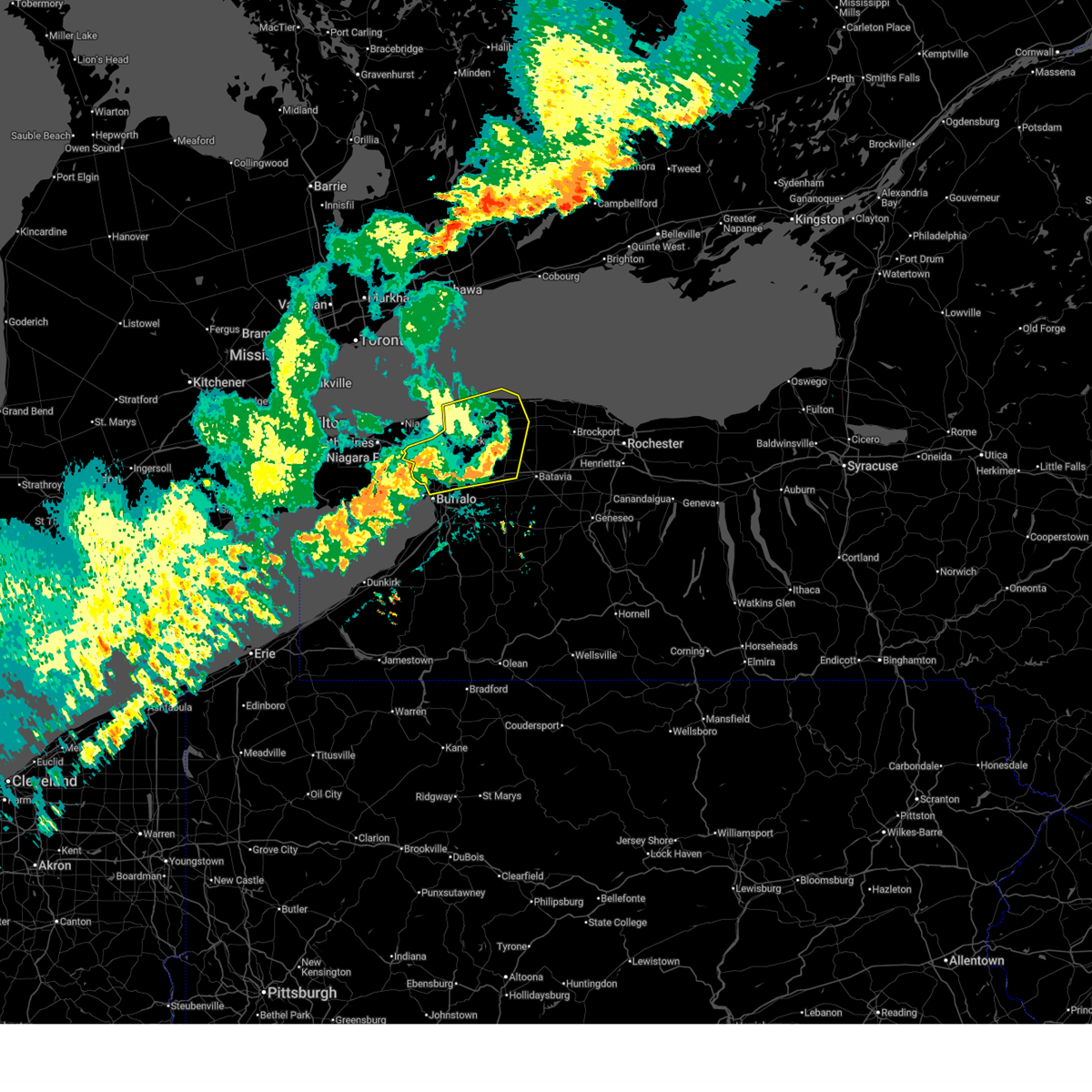 Interactive Hail Maps - Hail Map for Clarence, NY