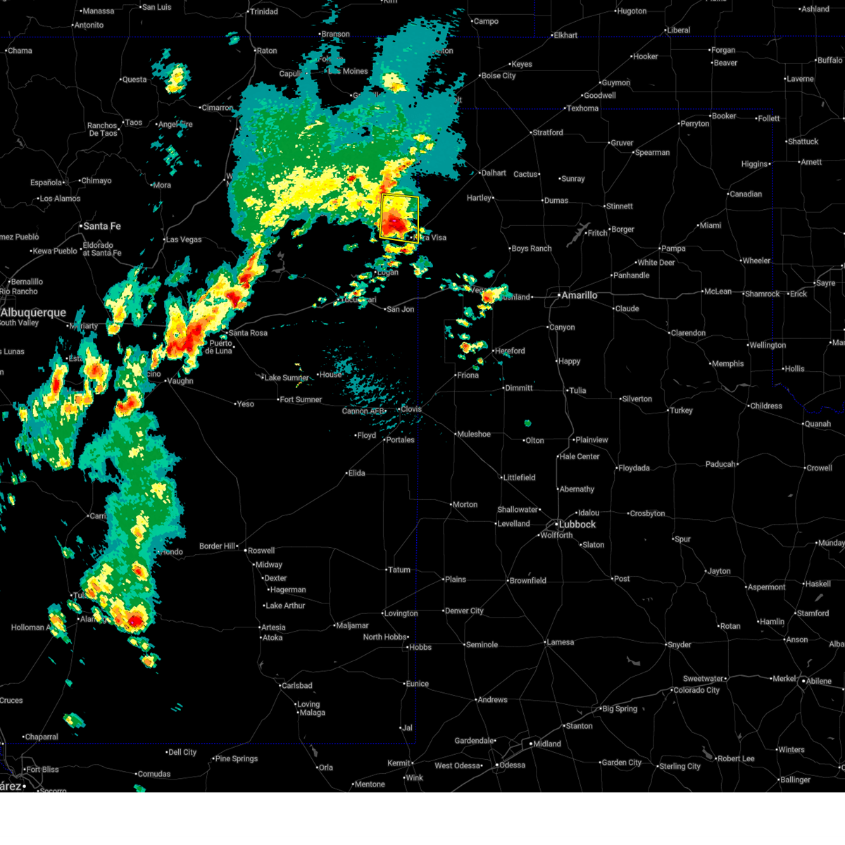 Interactive Hail Maps - Hail Map for Nara Visa, NM