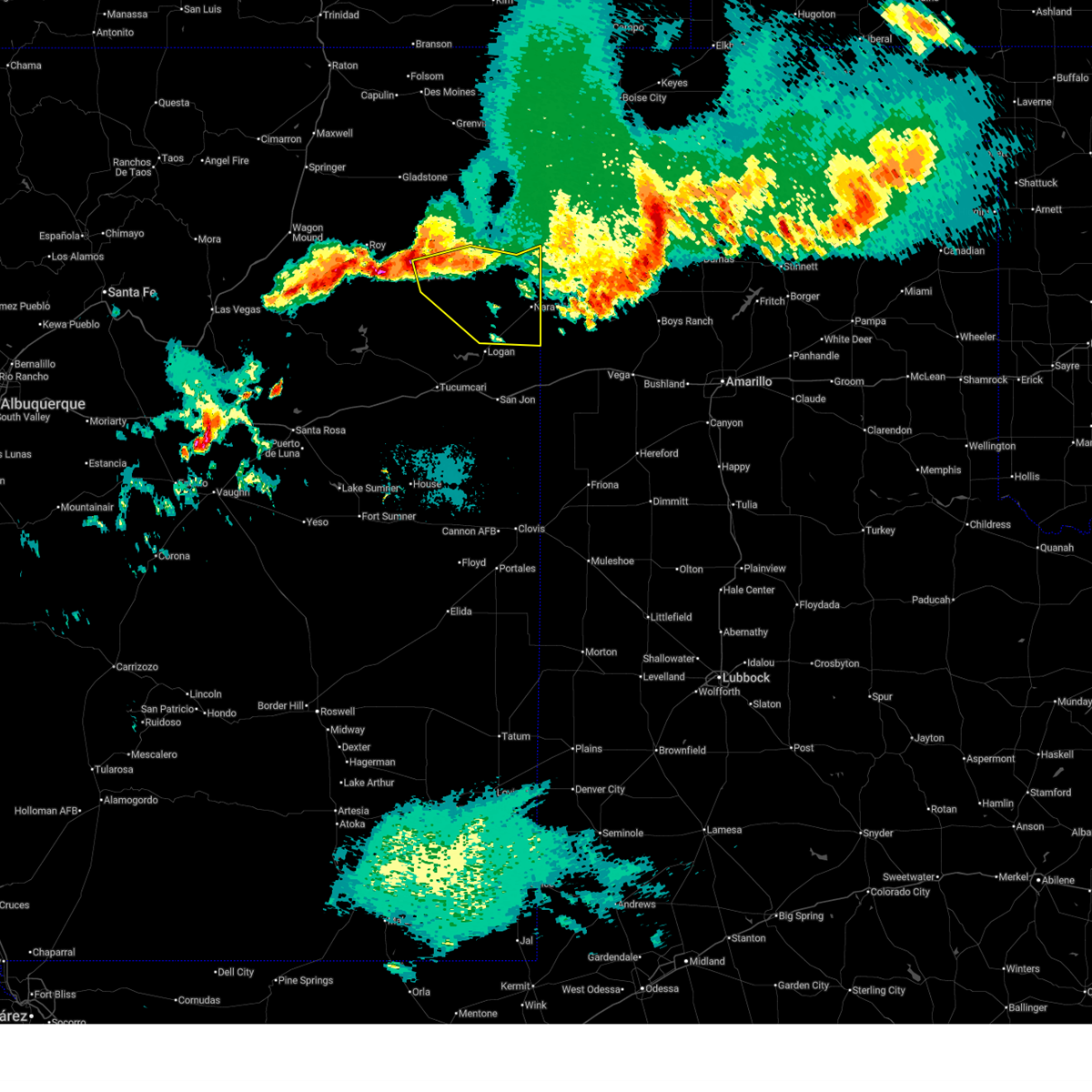 Interactive Hail Maps - Hail Map for Nara Visa, NM