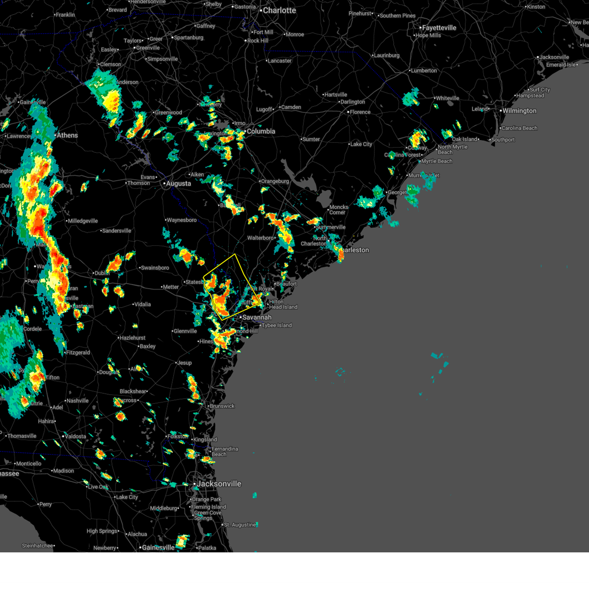 Interactive Hail Maps - Hail Map for Rincon, GA