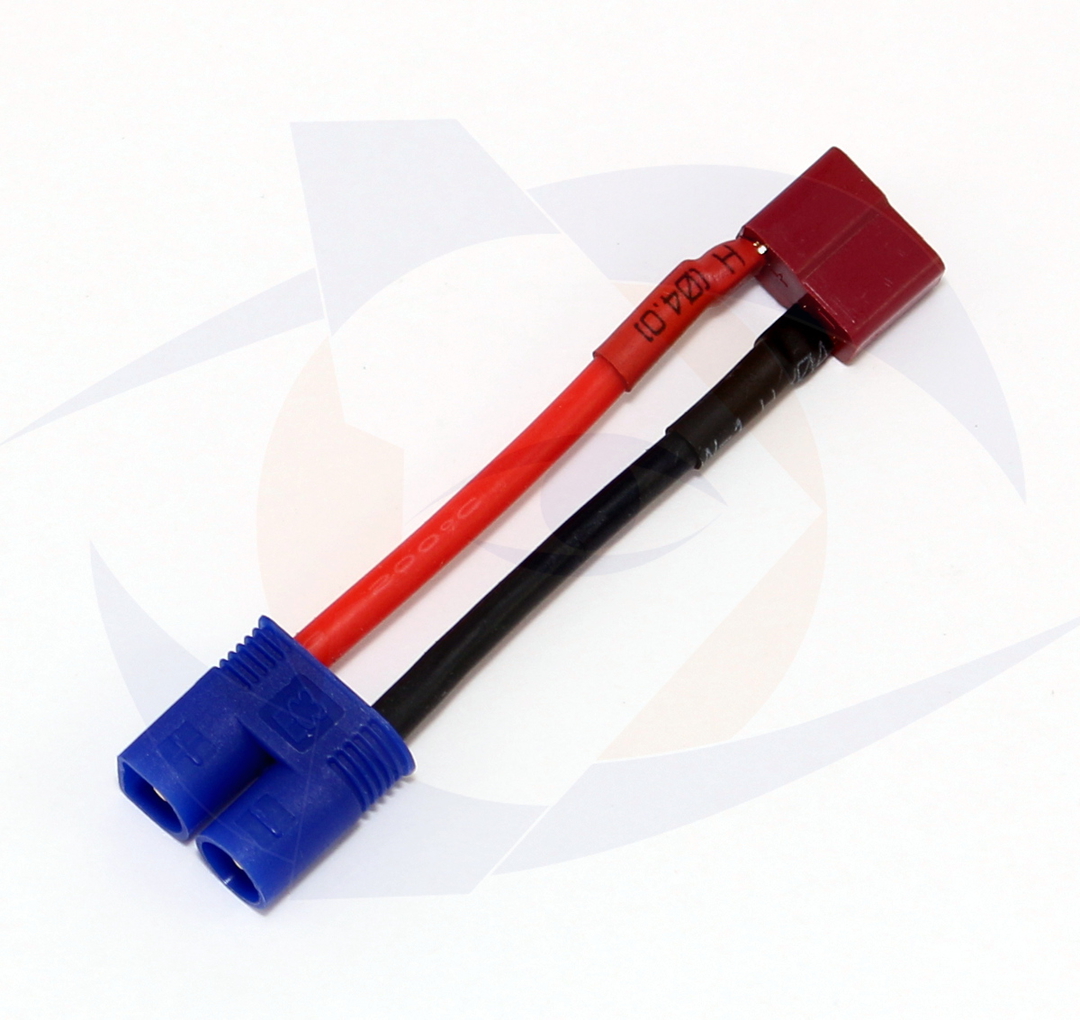 Deans Style T-Connector Female to EC3 Male Adapter - 5cm - www ...