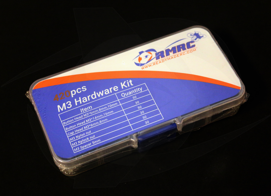 RMRC M3 Hardware Kit (420pcs, Screws, Nuts, Spacers) - www.readymaderc.com