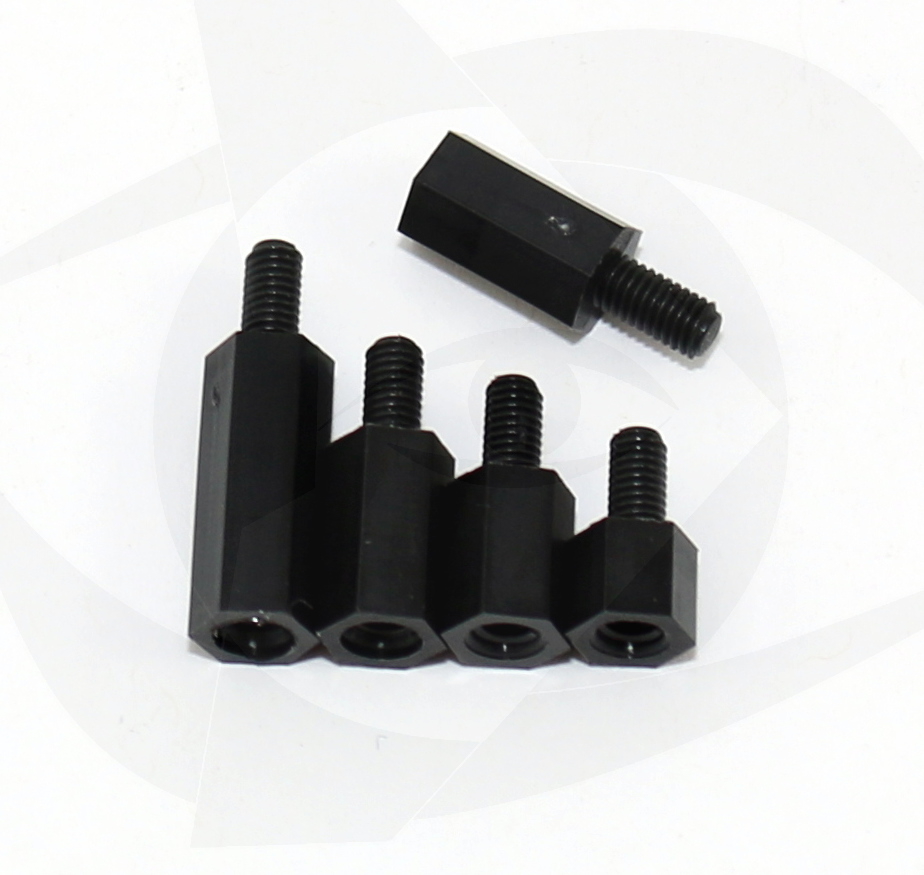 RMRC - Black Nylon M3 Standoff Male & Female - 5mm (4pc) - www ...