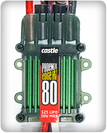 Castle Creations Phoenix Edge HV 80 Brushless ESC - www.readymaderc.com