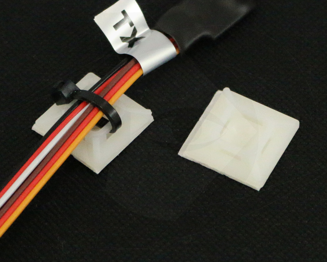 Adhesive Backed Cable Tie Holder (2pcs) - www.readymaderc.com