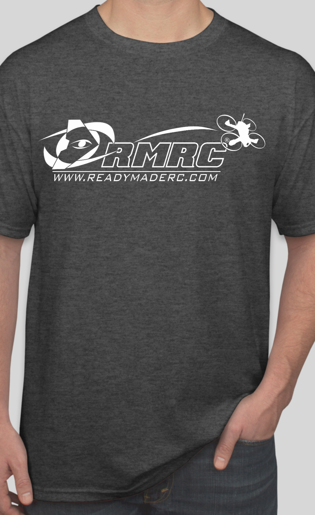 RMRC Logo T-Shirt - Dark Heather Gray 2XL - www.readymaderc.com