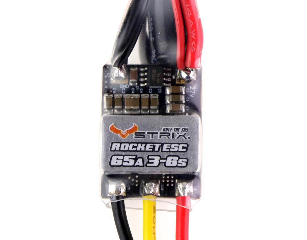 STRIX Rocket 65A 3-6s Blheli-S Opto ESC for Airplanes - RMRC