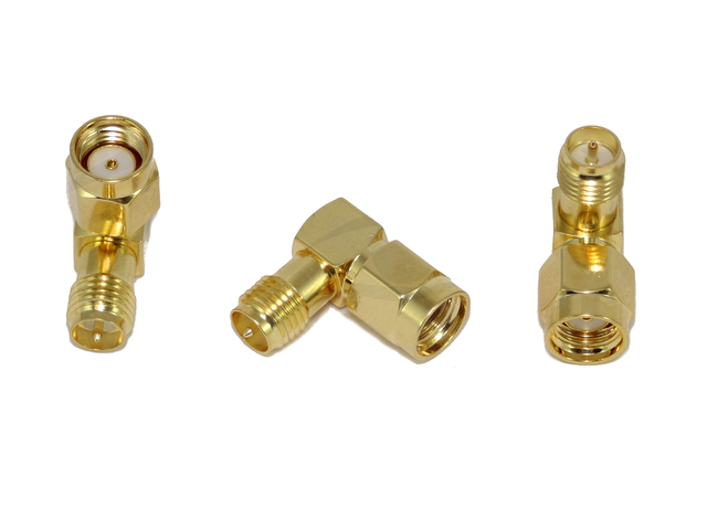 RP SMA Male to RP SMA Female Right Angle Adapter - www.readymaderc.com