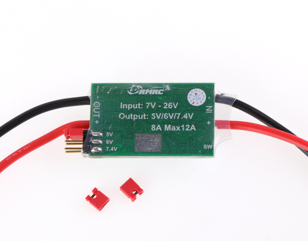 RMRC 8A/12A Max Power Regulator - 5/6/7.4V UBEC - RMRC