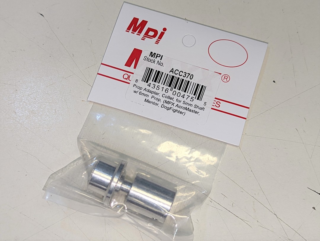 MPI Collet Prop Adapter: 5mm Shaft W/ 6mm Prop Shaft - www.readymaderc.com