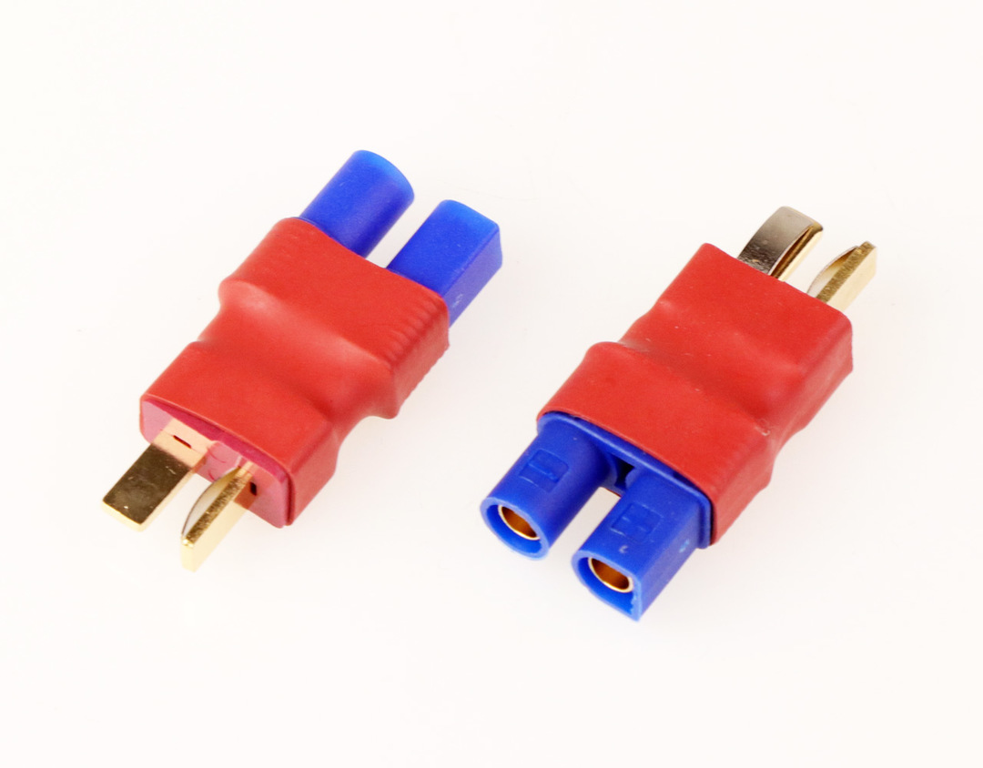 Deans Style T-Connector Male to EC3 Female Adapter - www.readymaderc.com