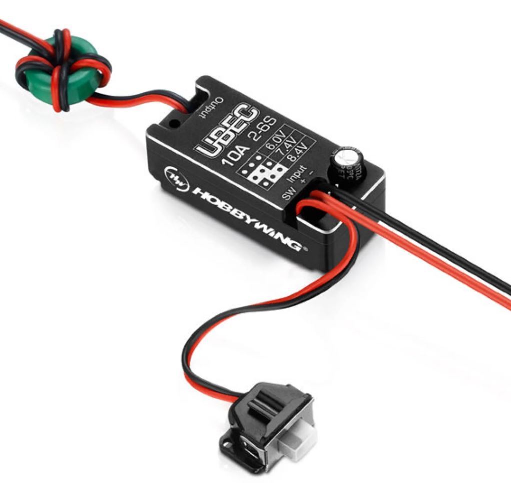 HobbyWing UBEC-10A V2 – 10A Adjustable Waterproof UBEC - RMRC