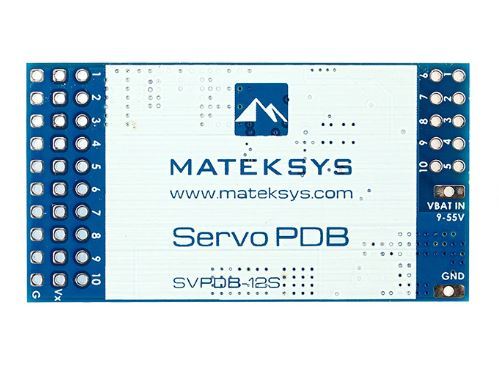 Matek Servo PDB, w/ 12A BEC 9-55V to 5/6/8V - RMRC