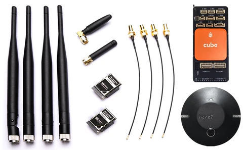 Cube Orange+ Full bundle with Here3+ GNSS RFD900ux Telemetry - RMRC
