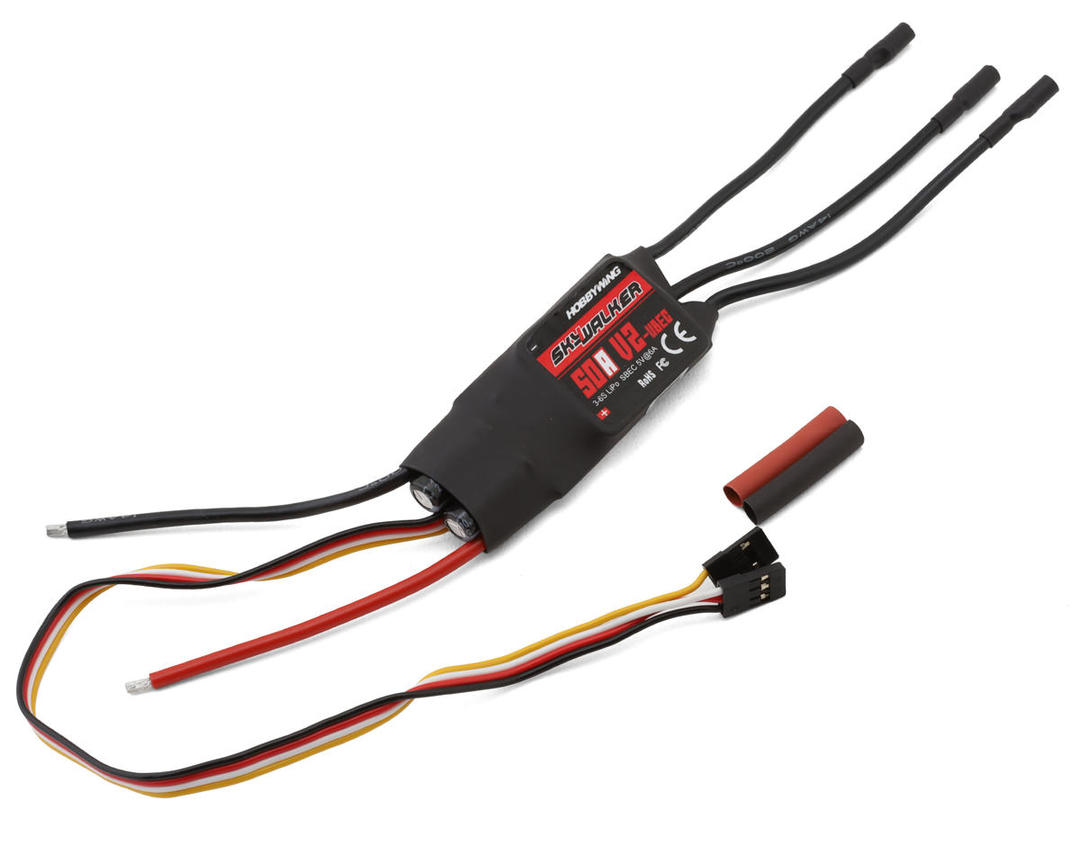 Hobbywing Skywalker 50A V2 Plus ESC for RC Aircraft - RMRC