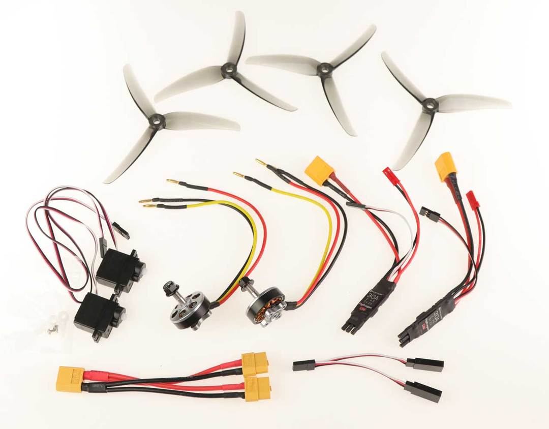 STRIX McTwist Electronics Package 2x Motor, ESC, Servos - RMRC