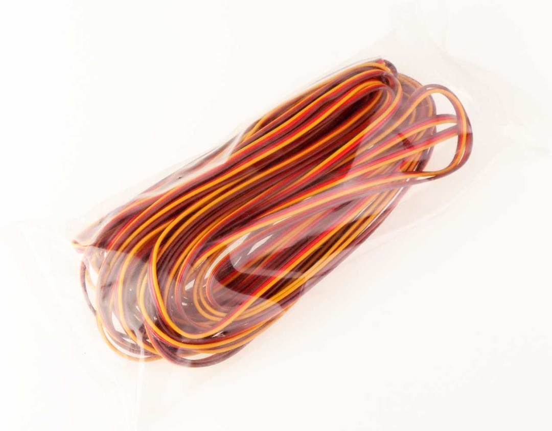 22AWG Flat Standard Servo Wire 50ft - RMRC