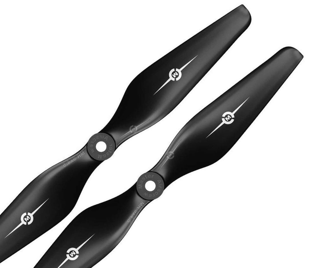 Master Airscrew MR Series 10x4.5 Prop Set x2 Black - RMRC