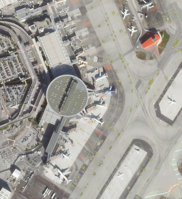 SkySat-1 Image Nice Cote d'Azur Airport | Satellite Imaging Corp
