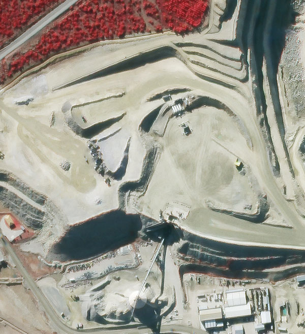 SkySat-1 Satellite Image Gold Mine Turkey | Satellite Imaging Corp